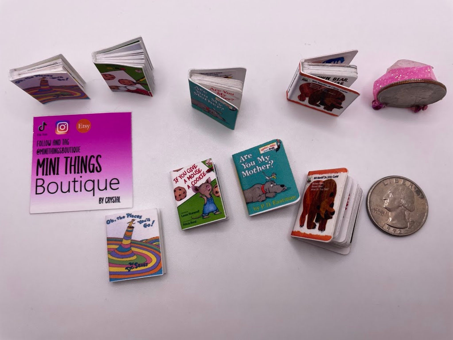 1:12 Mini Children's Books With Pages That Flip | Etsy