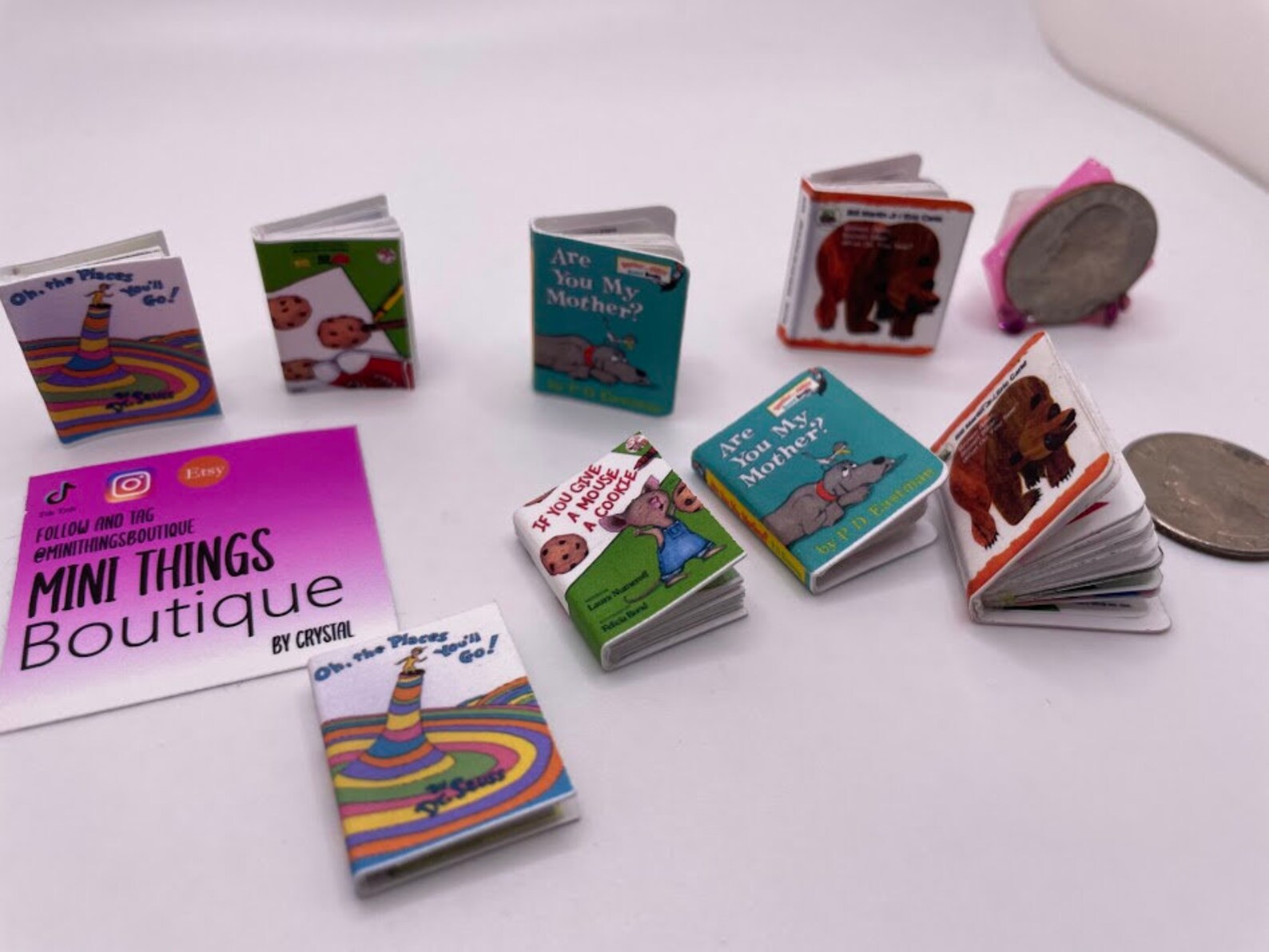 1:12 Mini Children's Books With Pages That Flip | Etsy