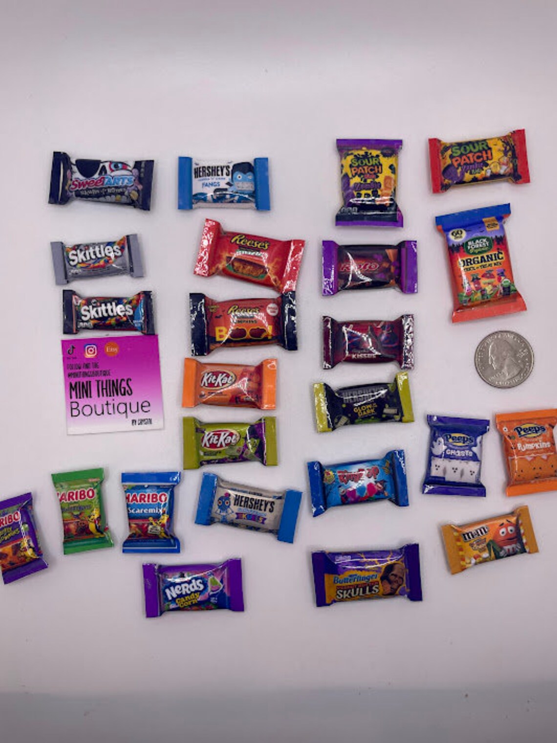 Mini Halloween Candy Pretend Bags Listing 1 of 2 (each Sold Separately ...