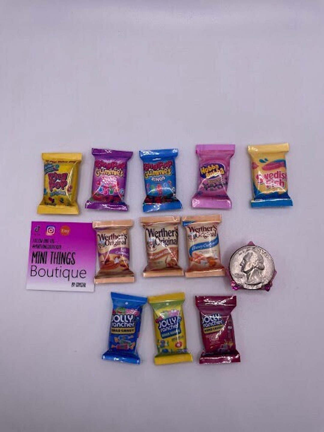 Mini Variety Candy Pretend Bags (each Sold Separately) - Etsy