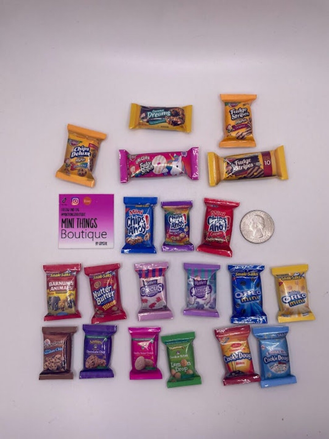 Mini Cookie Pretend Snack & Saks (each Sold Separately) - Etsy