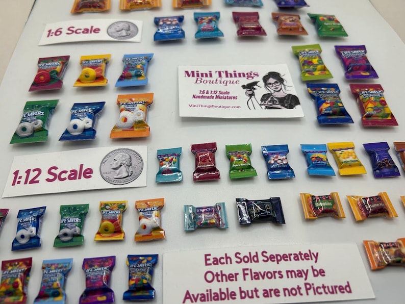 Mini B Candies Pretend Bags (each Sold Separately) - Etsy
