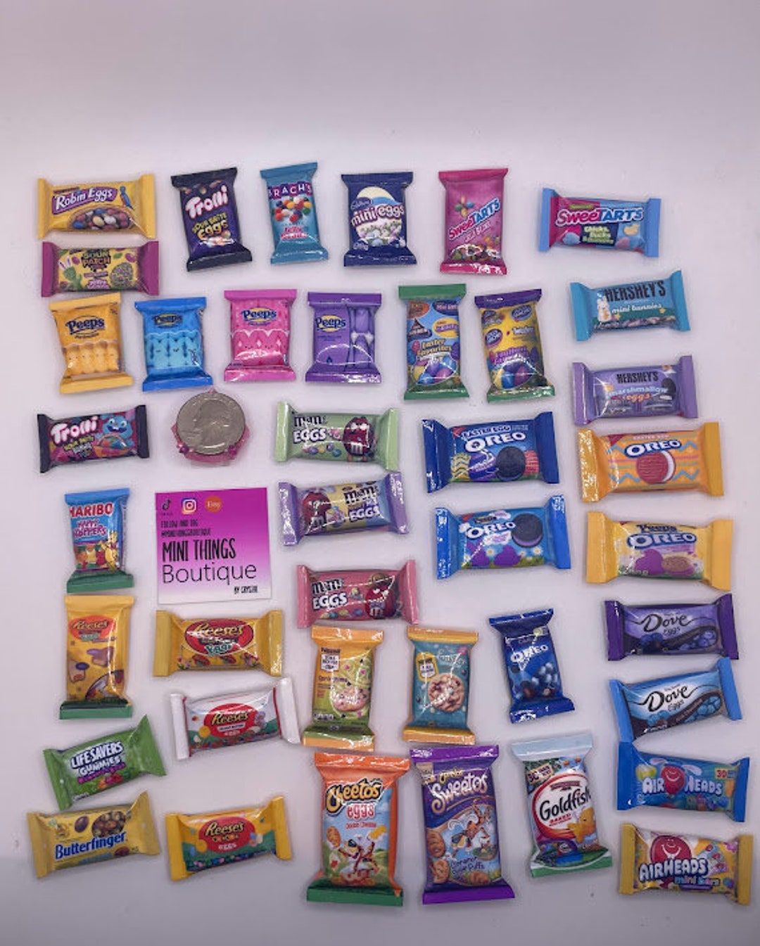 Mini EASTER Variety Pretend Candy Bags (each Sold Separately) - Etsy