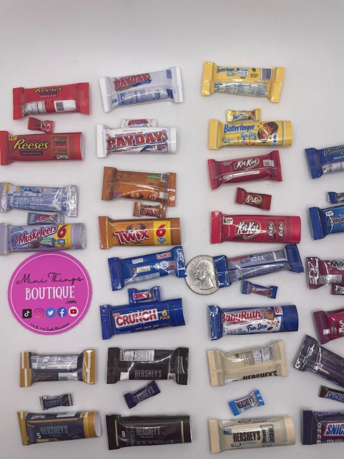 Mini Candy Bags (set of 3) Pretend (please Read Description Each Sold ...