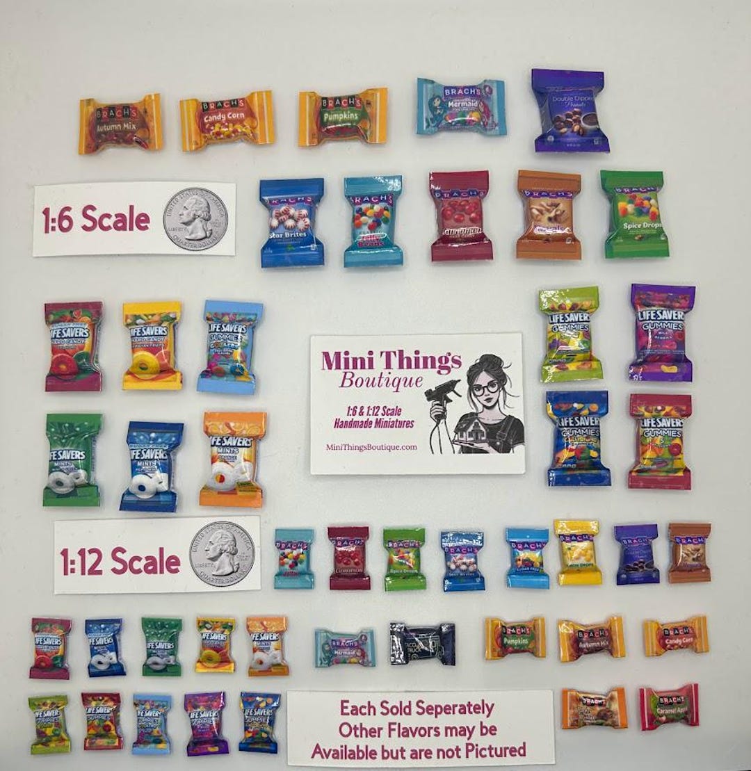 Mini B Candies Pretend Bags (each Sold Separately) - Etsy