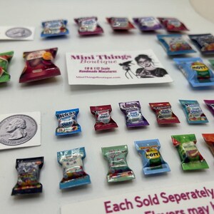 Mini Fruit Snack/ Dried Fruit Pretend Bags (each Sold Separately) - Etsy