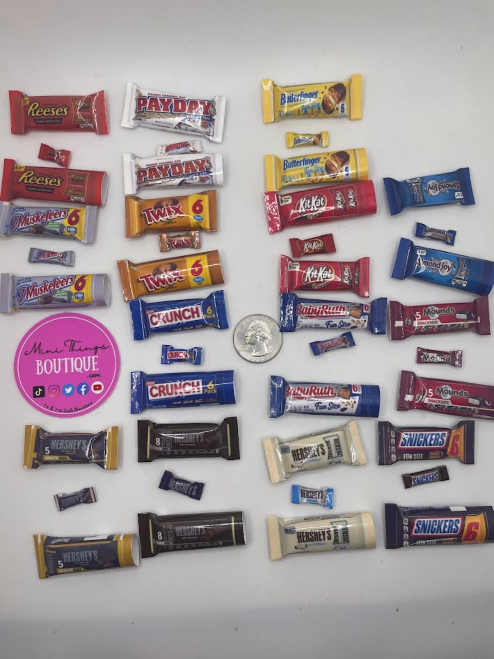 Mini Candy Bags (set of 3) Pretend (please Read Description Each Sold ...