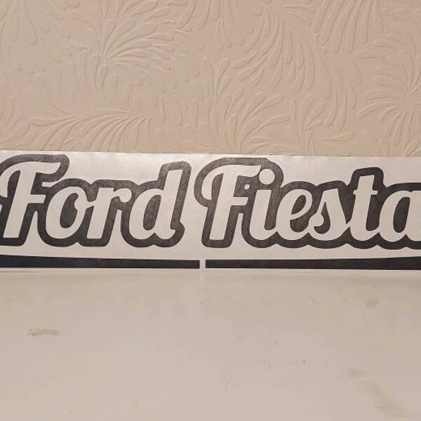 Ford Fiesta Front Decal - Etsy
