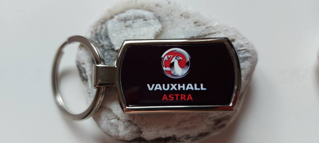 Vauxhall Astra Silver Chrome Keyring Key Fob Keychain Comes - Etsy
