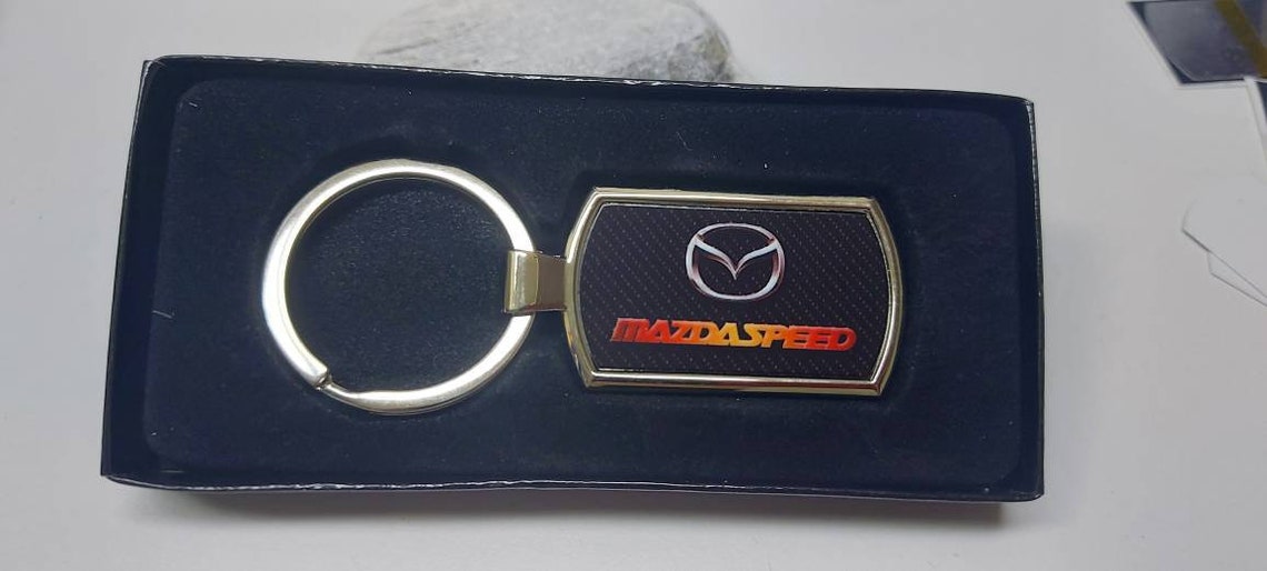 Mazda Speed Logo Chrome Keyring Key Fob Keychain Comes With Free Gift ...