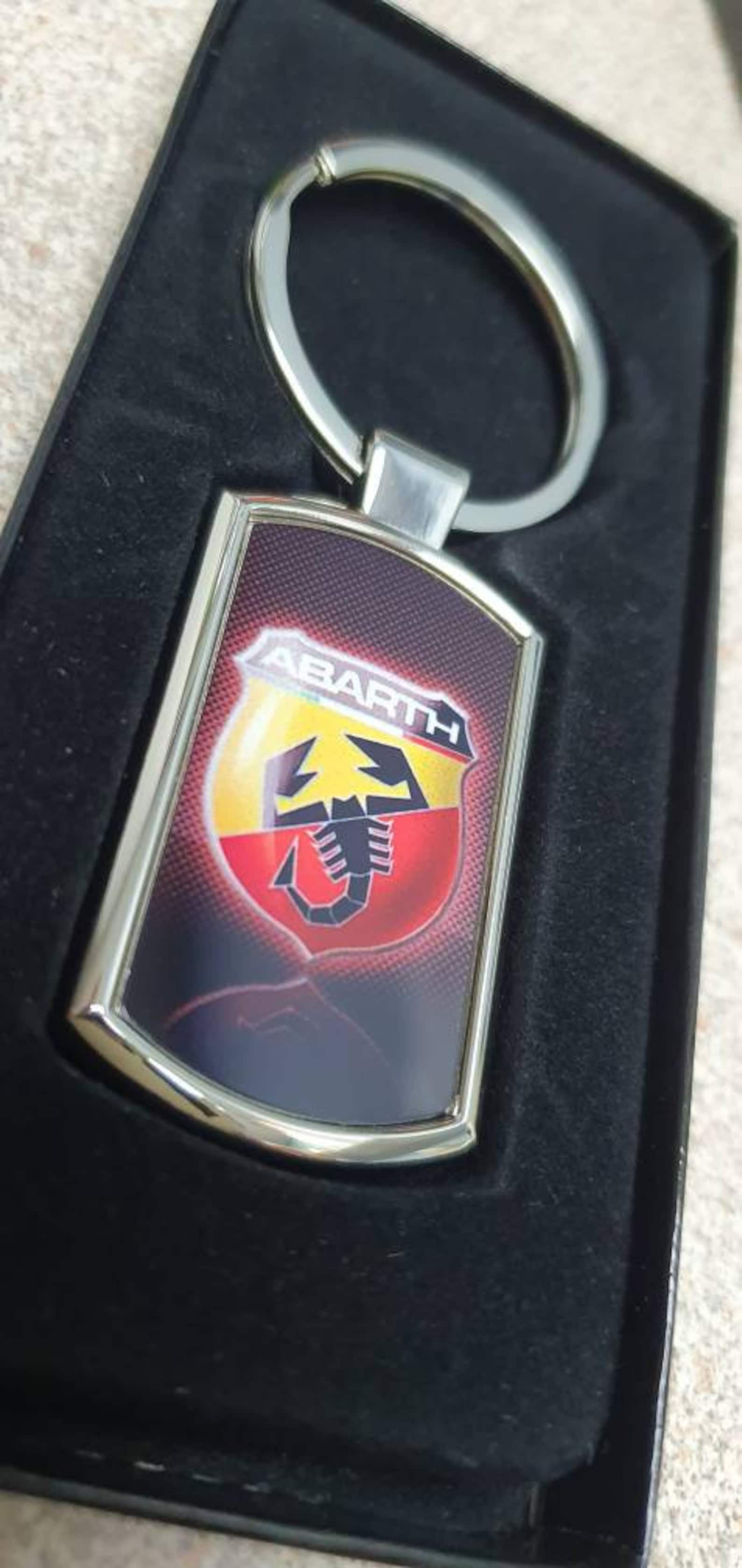 Abarth Chrome Keyring Key Fob Keychain Comes With Free Gift - Etsy