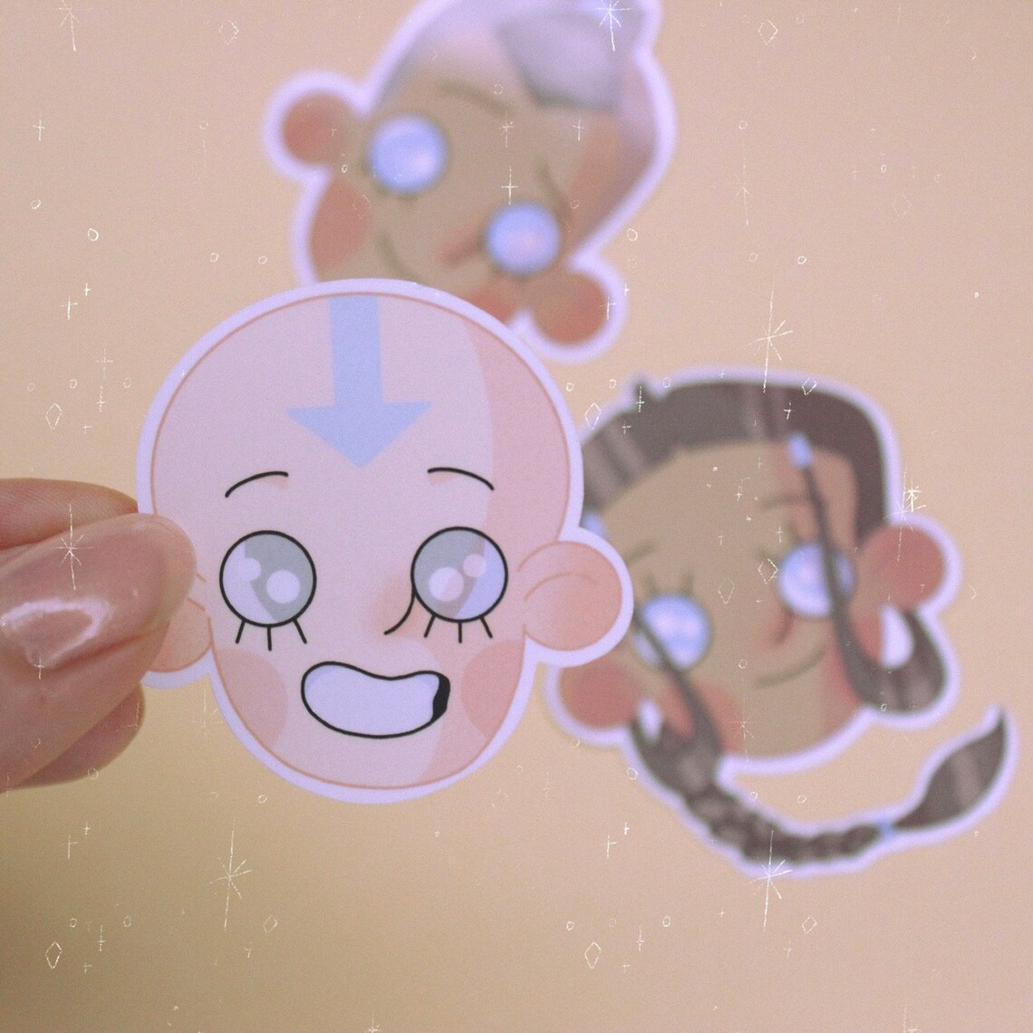 Avatar sticker pack 1.0 cute glossy vinyl sticker avatar | Etsy