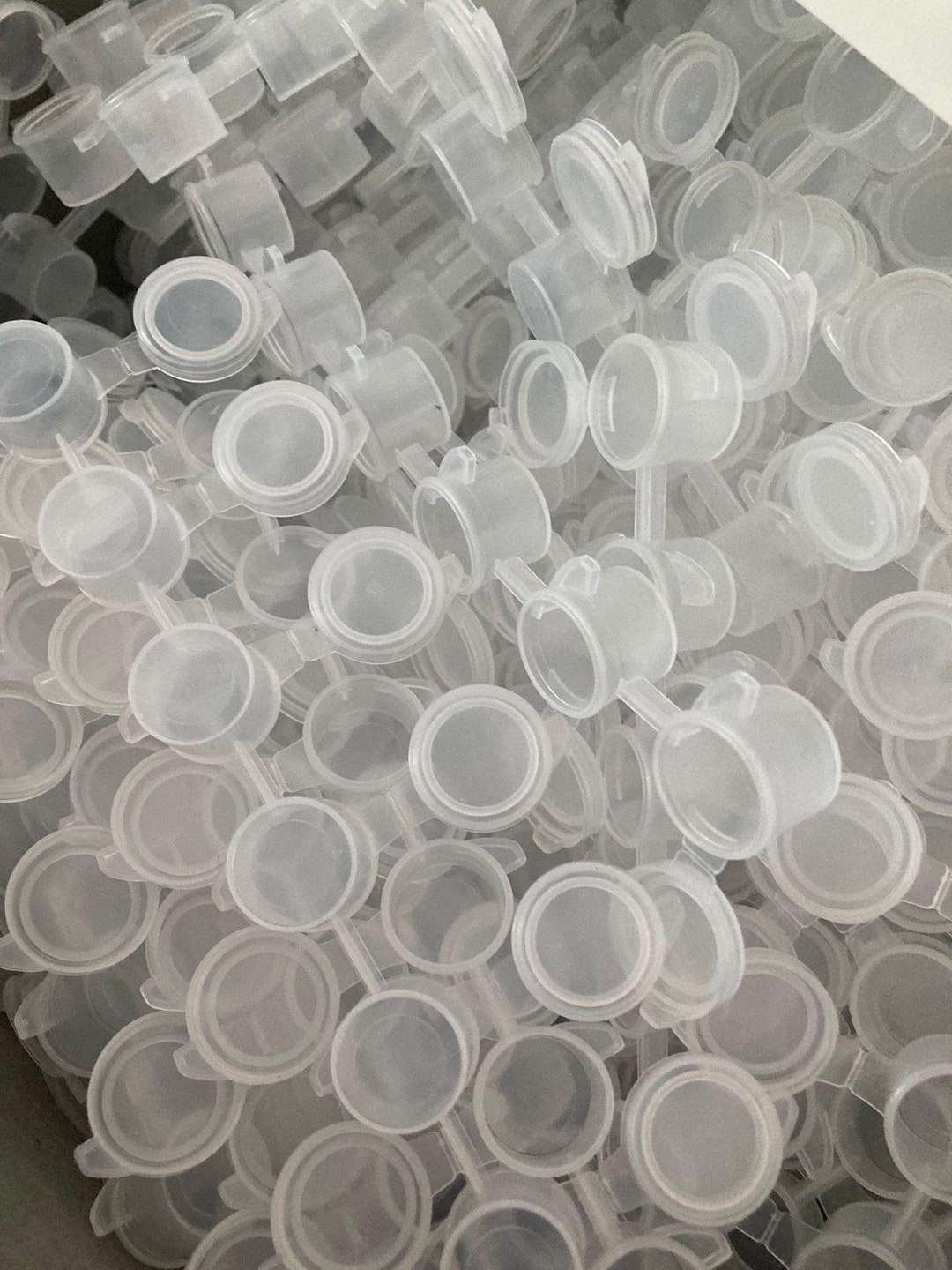 EMPTY 3ml Paint Pots Strip of 6 Pots Craft Supplies Re-usable Pots ...