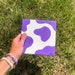 Purple Cow Print - Etsy