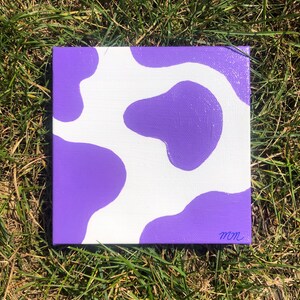 Purple Cow Print - Etsy