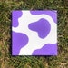 Purple Cow Print - Etsy