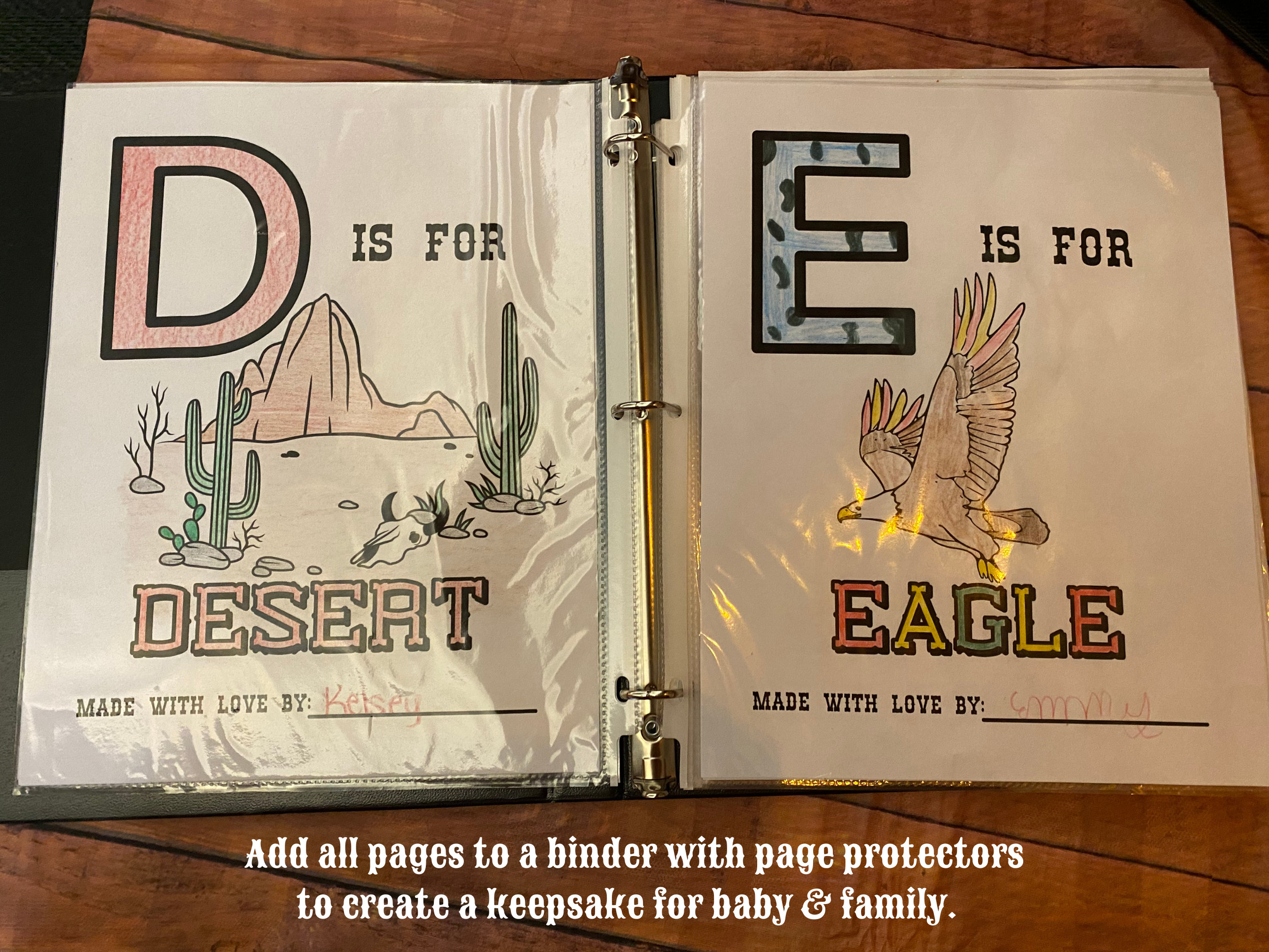 Western Cowboy ABC Coloring Book for Baby Shower - Etsy