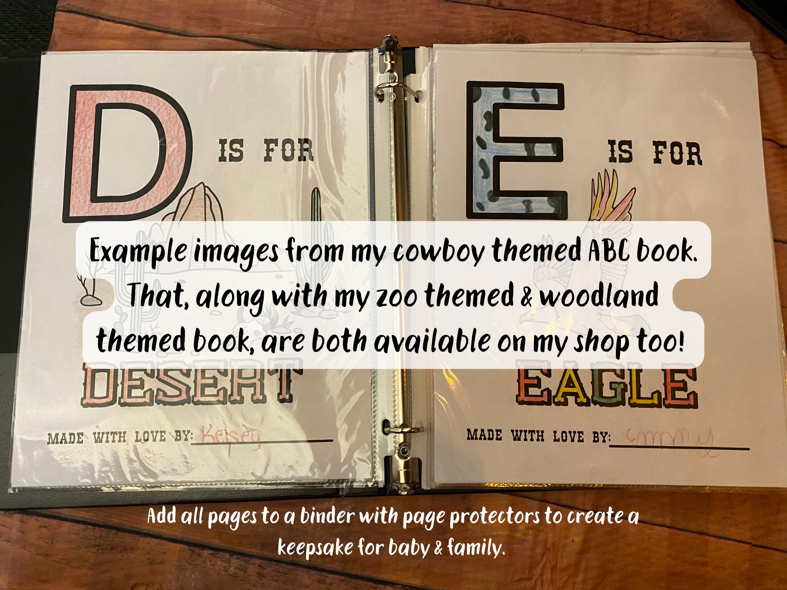 Cute Farm ABC Coloring Book for Baby Shower Game - Etsy