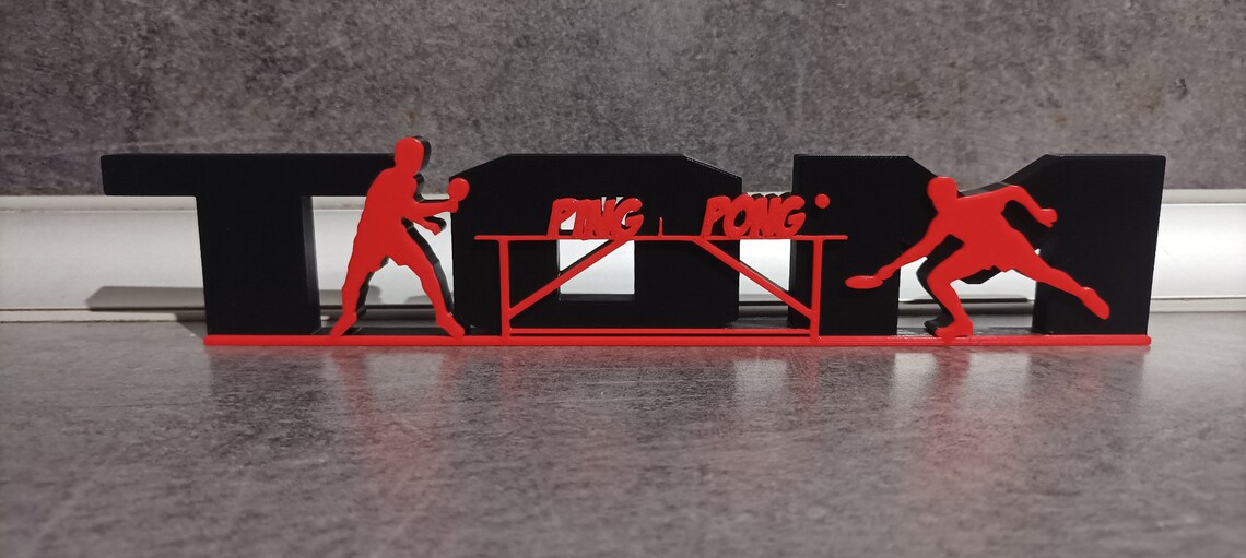 Customizable Name With a Ping Pong (table Tennis) Theme - Etsy Canada