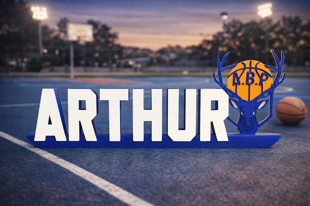Personalized Name With Logo – Custom 3D Decoration – Club, Association ...
