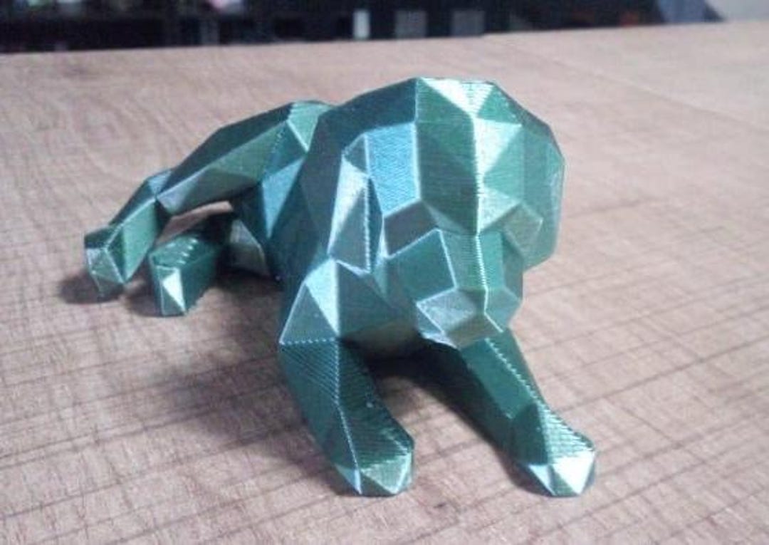 Lowpoly Figurine of the Labrador Dog / Origami - Etsy