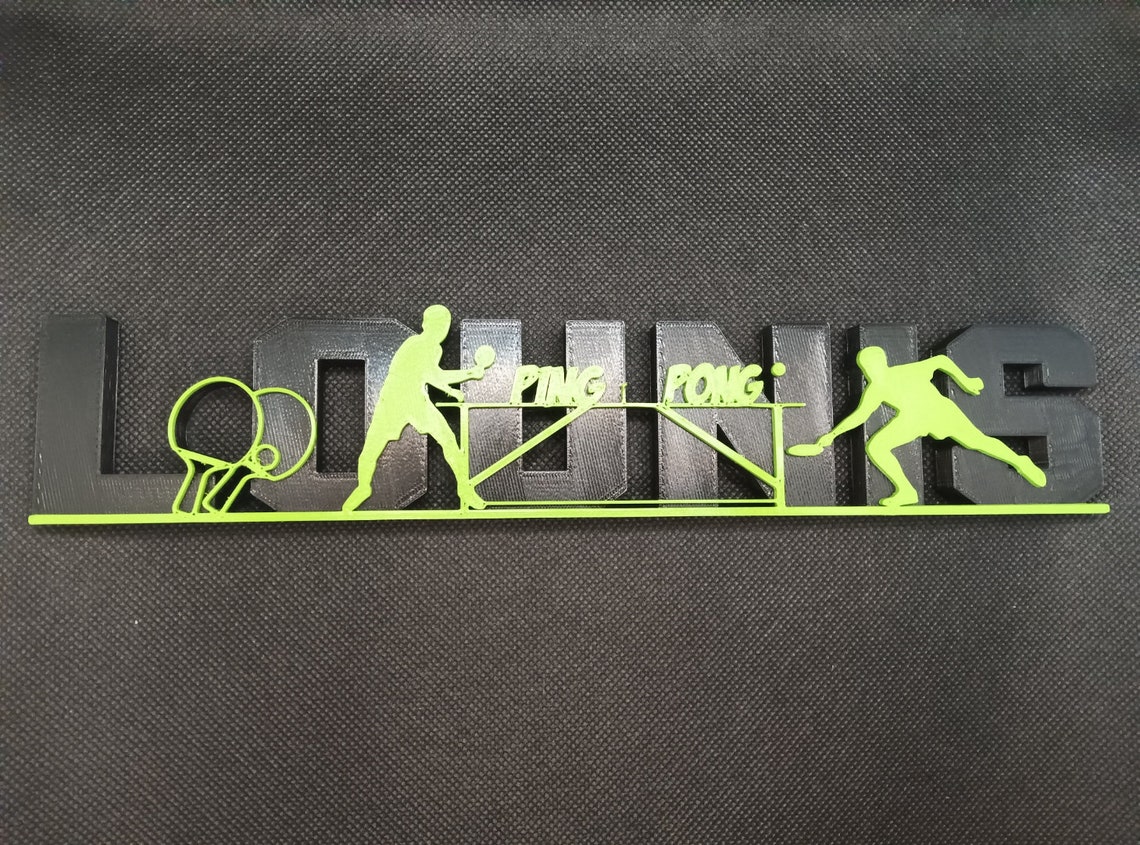 Customizable Name With a Ping Pong (table Tennis) Theme - Etsy Canada