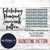 Premium Grid Version 2 Rhinestone Pattern_rhinestone Template ...