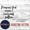 Premium Grid Version 2 Rhinestone Pattern_rhinestone Template ...