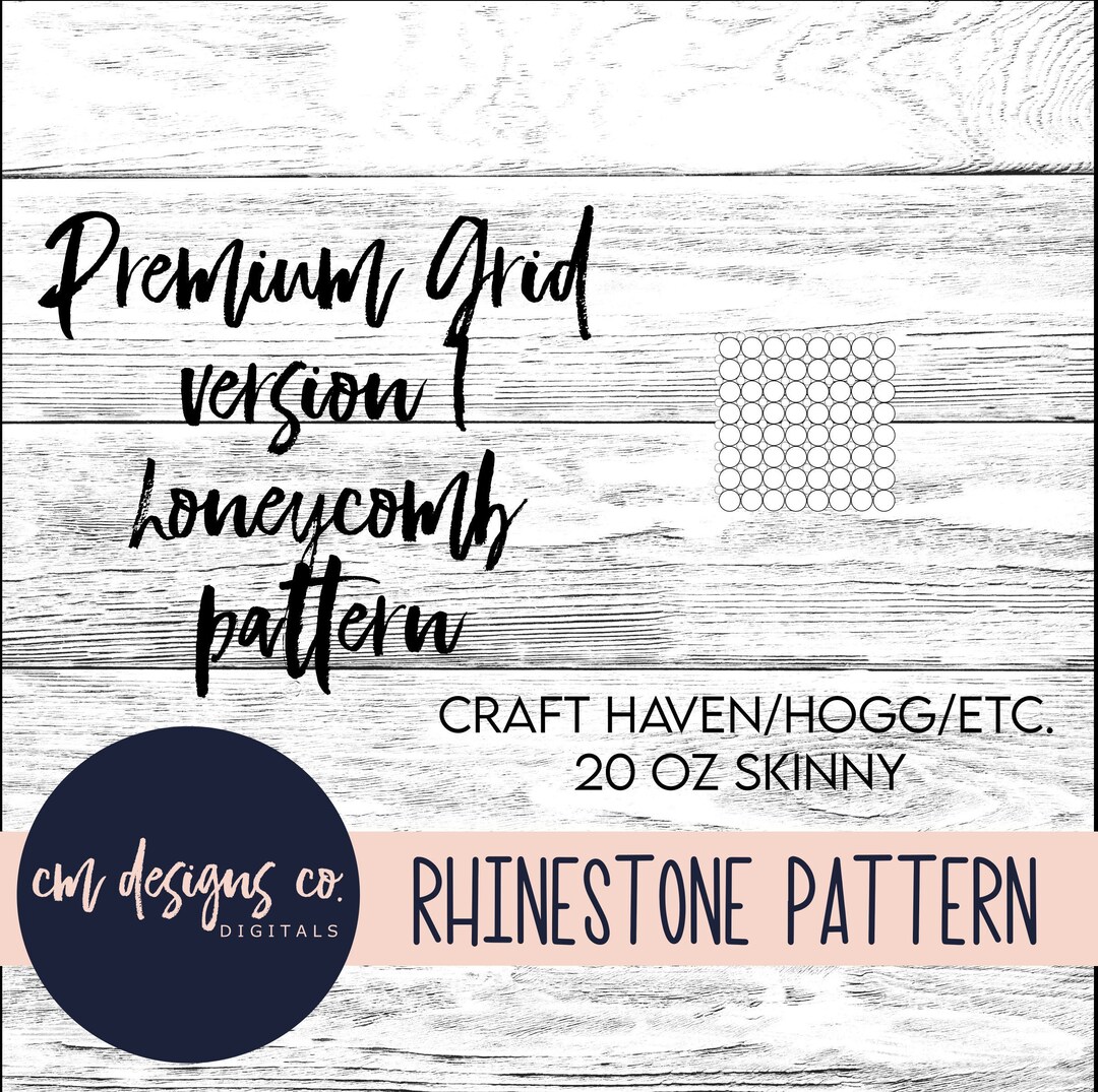 Premium Grid Blank Rhinestone Pattern_ss20/ss6_rhinestone Pattern ...