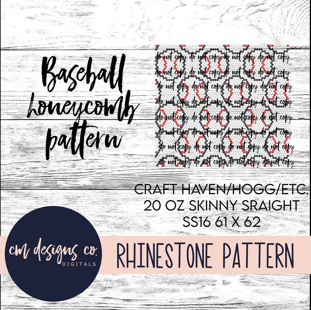 Baseball Rhinestone Pattern_rhinestone Template_rhinestone Pattern_ss16 ...