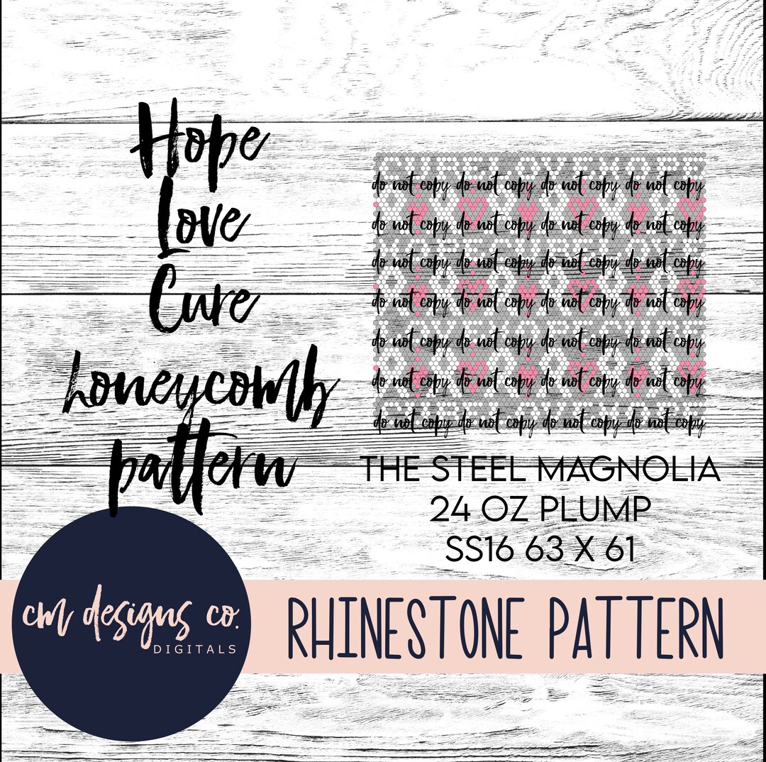 Cancer Ribbon Rhinestone Pattern_rhinestone Template_rhinestone Pattern ...