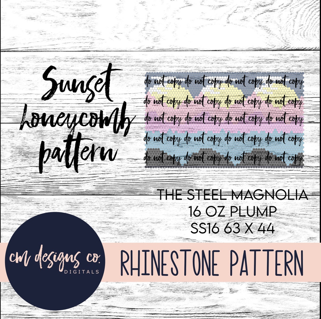 Sunset Rhinestone Pattern_rhinestone Template_rhinestone Pattern_ss16 ...