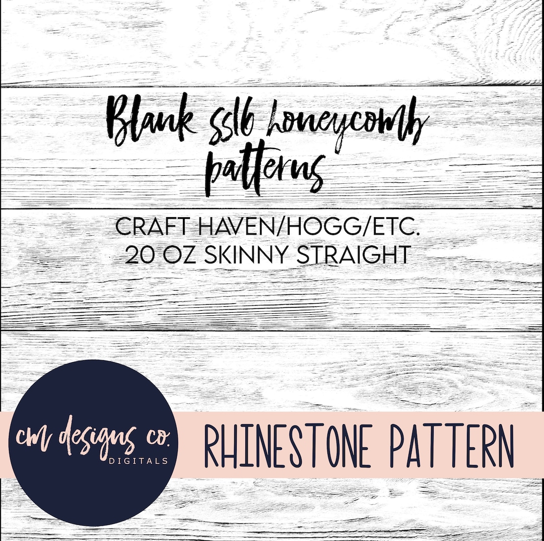 Blank Rhinestone Pattern_blanks Rhinestone Template_ss16_20 Oz Skinny ...