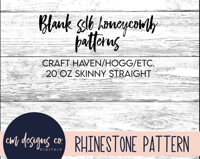 Blank Rhinestone Pattern_blanks Rhinestone Template_ss16_20 Oz Skinny ...