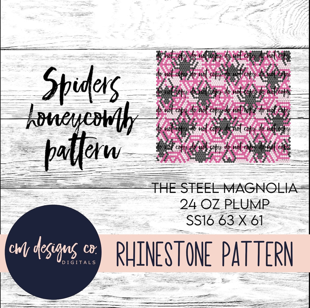 Spider Rhinestone Pattern_spider Rhinestone Template_rhinestone Pattern ...