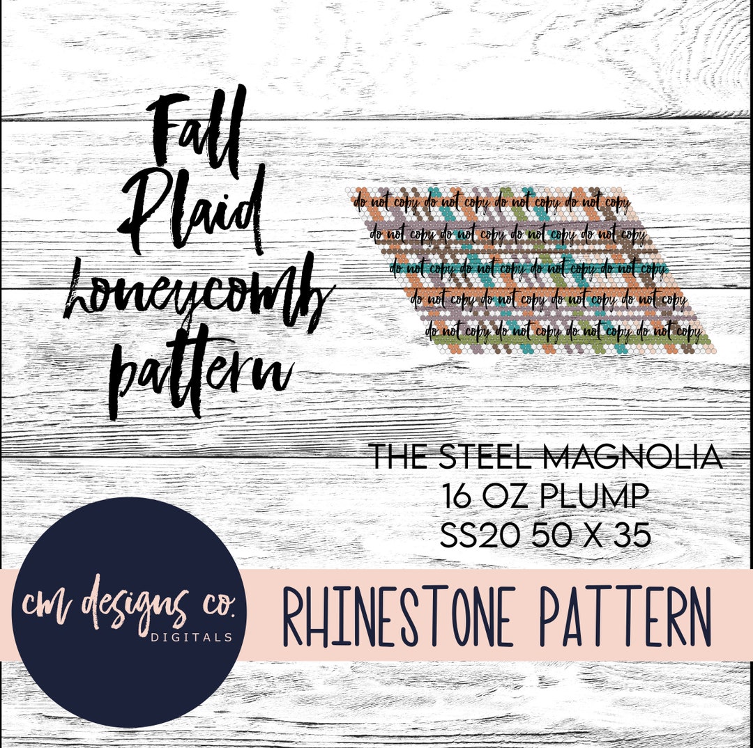 Fall Plaid Rhinestone Pattern_rhinestone Pattern_fall Plaid_plaid_ss20 ...