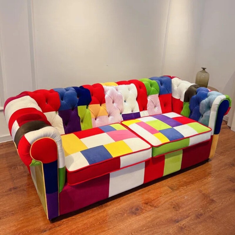 Patchwork Sofa - Etsy