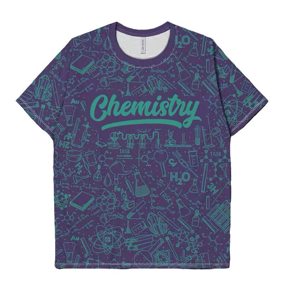 Chemistry Lab Equipment Chemistry Molecules T-shirt Scientist Gift - Etsy