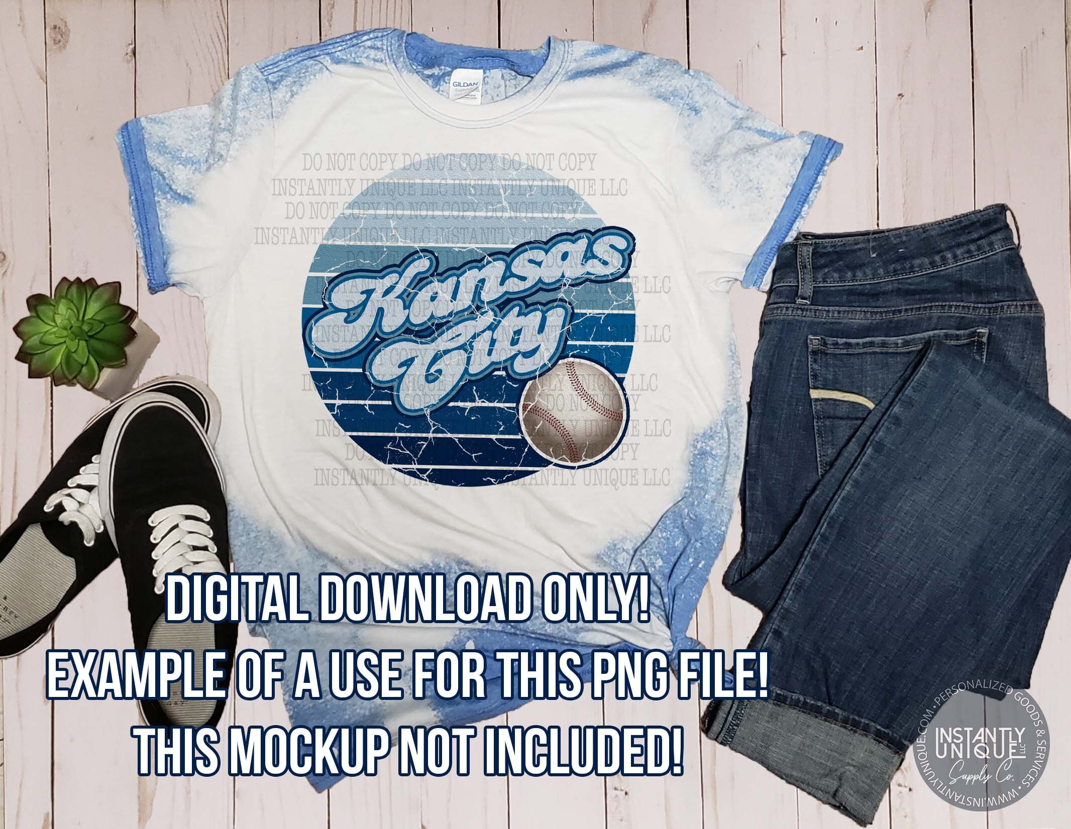 Distressed Retro Baseball PNG, I Heart KC Kansas City Sublimation ...
