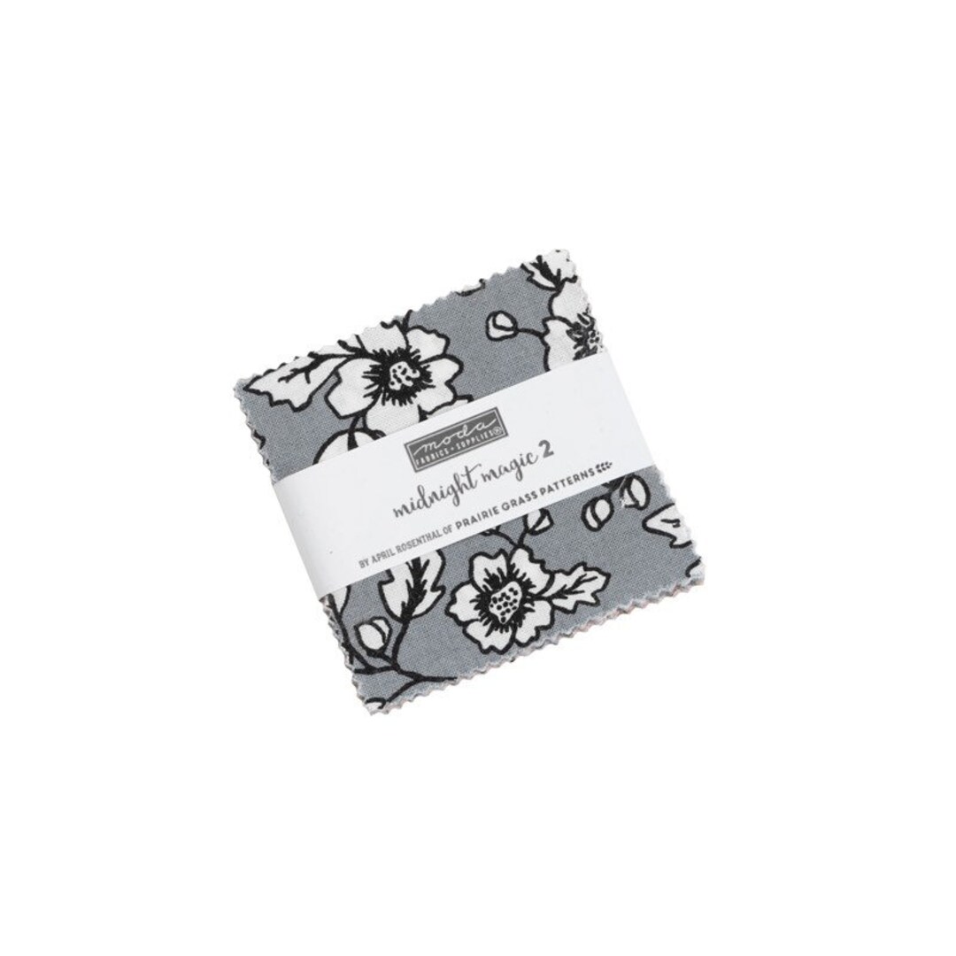 Moda Midnight Magic 2 Mini Charm Pack by April Rosenthal 100% Cotton - Etsy