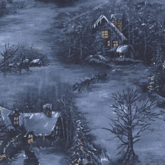 Fat Quarter Moda Blizzard Blues Frozen Pond Christmas Tree - Etsy UK