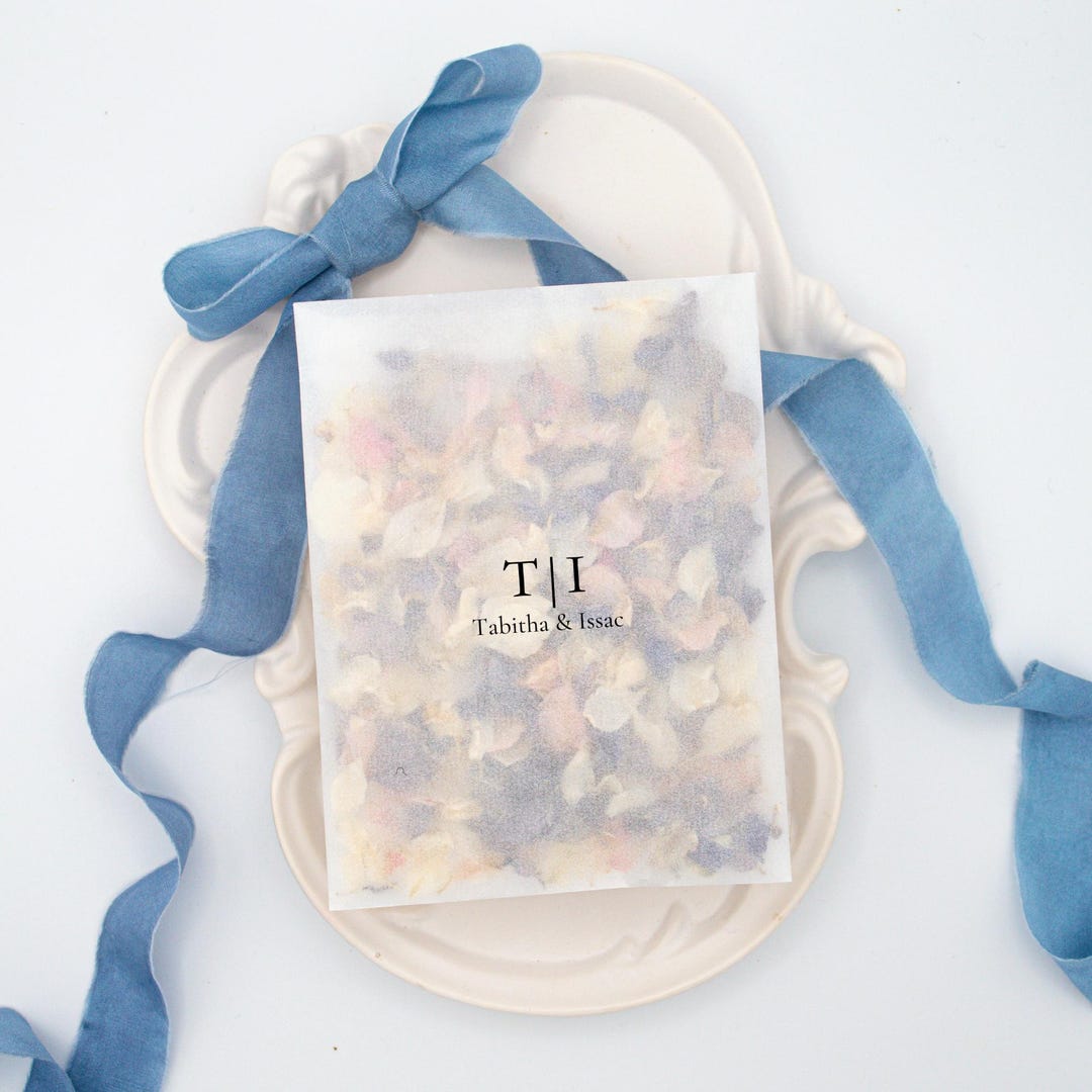 Wedding Confetti Bags | Biodegradable Glassine Bags | Wedding Favours ...