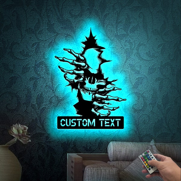 Hanging Skull Light - Etsy