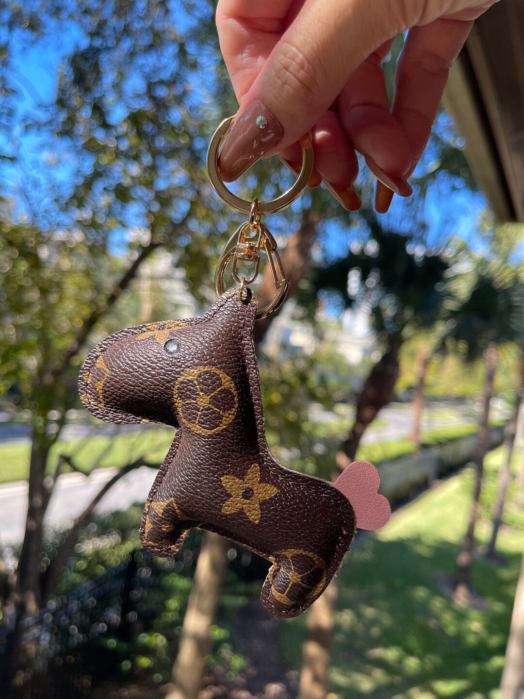 Free Shipping Luxury Pony Horse Handbag Purse Charm Keychain Women's ...