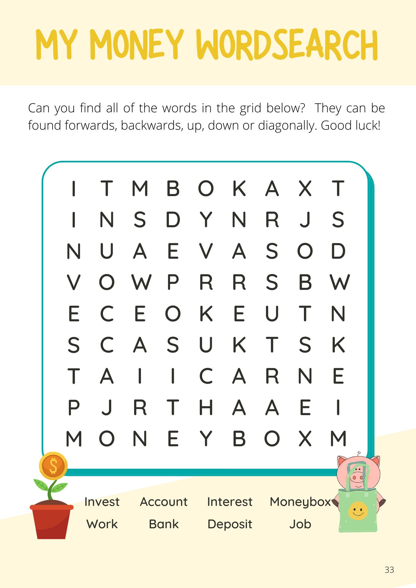 Financial Literacy Activity Book for Kids 8-12 Year Olds, Australian ...