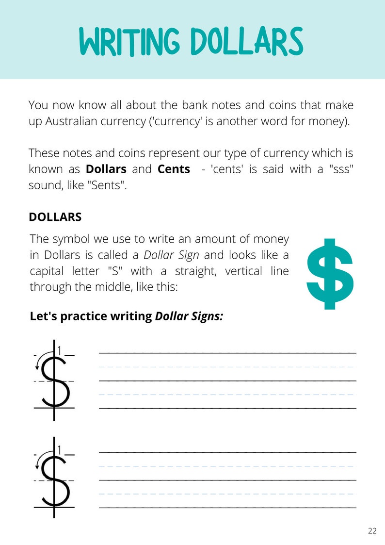 Financial Literacy Activity Bookset: Australian Money, Ages 5-8 ...