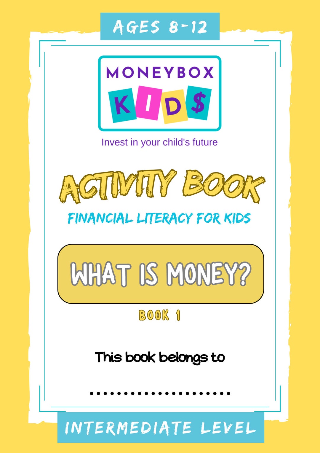 Financial Literacy Activity Book for Kids (8-12 Year Olds), Australian ...
