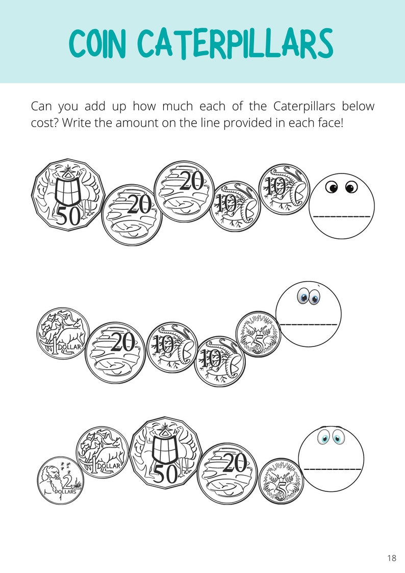 Financial Literacy Activity Bookset: Australian Money, Ages 5-8 ...