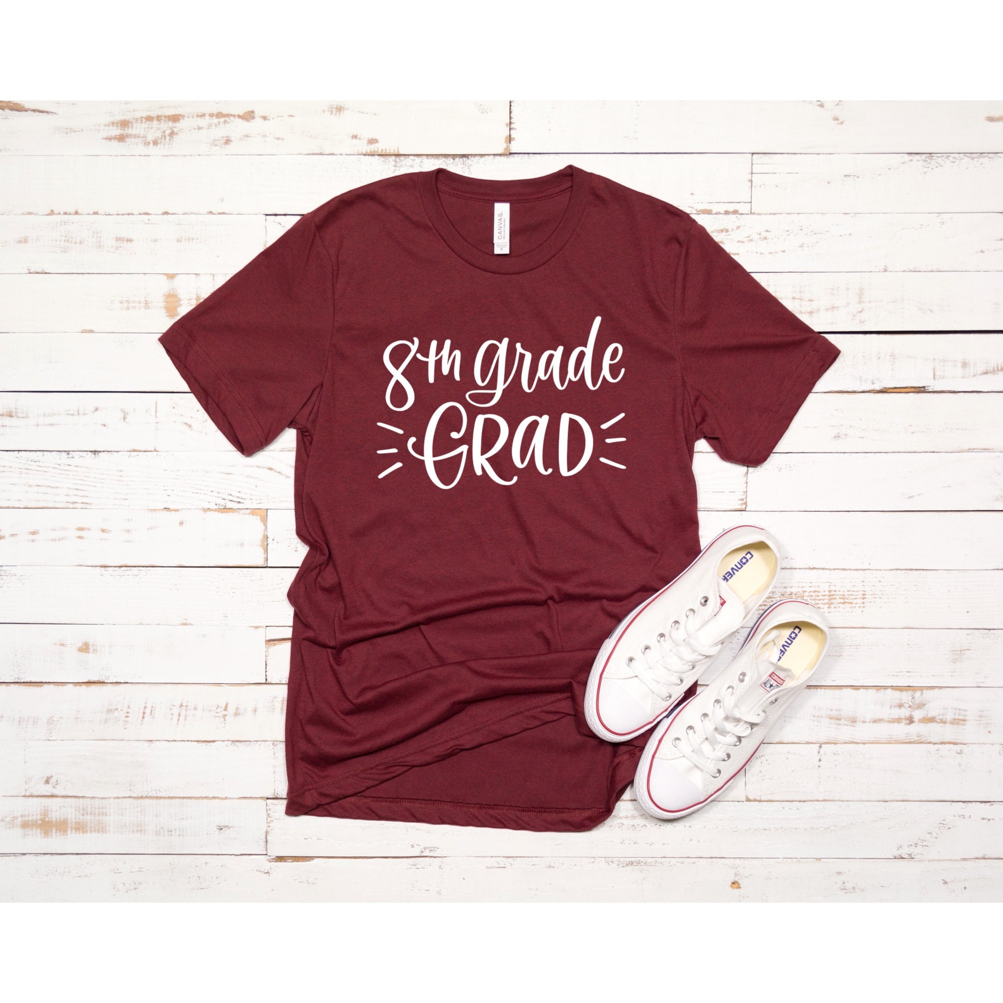 8th Grade Grad Hand Lettered SVG Files, Cricut Silhouette Cut Files ...