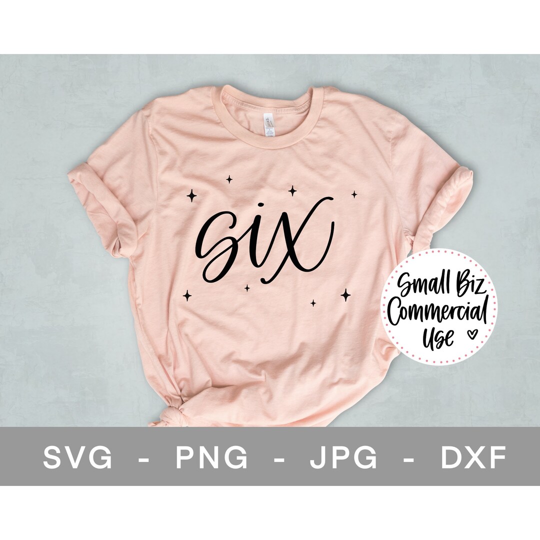 Six Hand Lettered SVG Files, Cricut Silhouette Cut Files, Svg, Png, Jpg ...